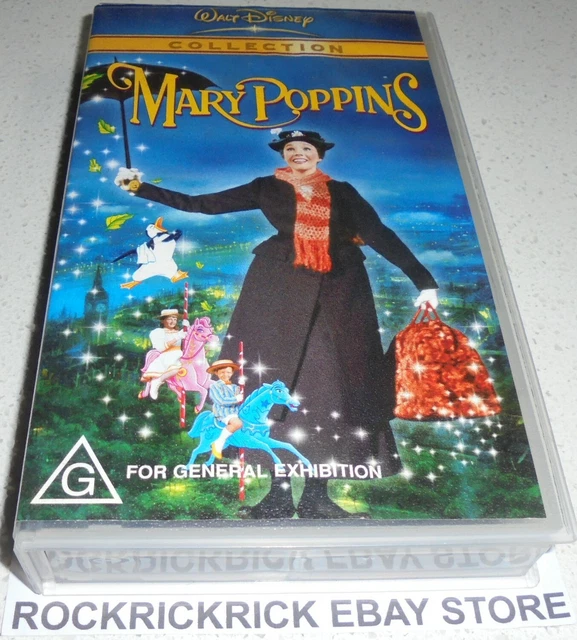 MARY POPPINS WALT Disney Classics VHS Video Tape Family Childrens ...