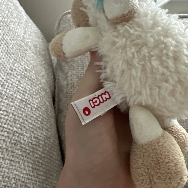 NICI JOLLY CANDY SHEEP LAMB SOFT TOY PLUSH GERMAN 7" long £29.99 ...