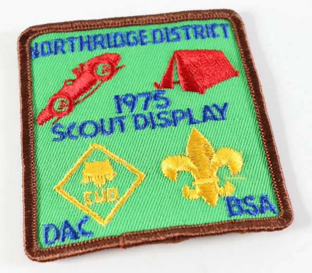 VINTAGE 1975 NORTHRIDGE Scout Display DAC Boy Scouts America BSA Camp ...