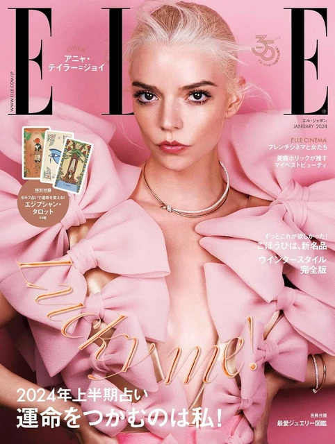 ELLE JAPON JAN 2024 Anya Taylor-Joy Japanese Fashion Magazine From JP NEW £33.97 - PicClick UK