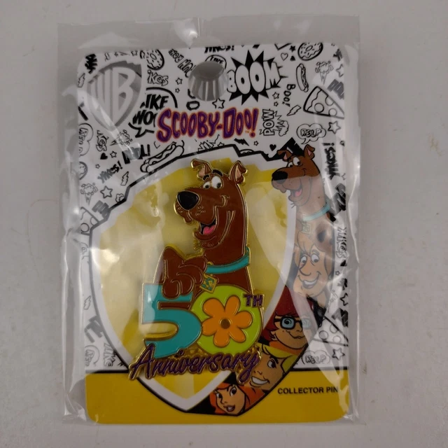 SCOOBY-DOO 50TH ANNIVERSARY Collectors Pin Movie World Warner Brothers ...