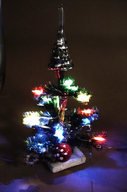 ALTER, WEIHNACHTSBAUM - Batterie Licht oder Trafo Betrieb, für eine ...