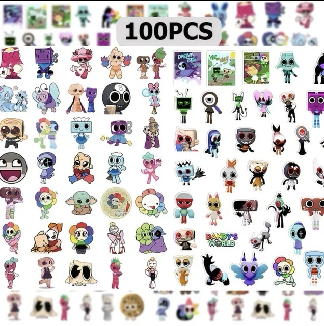 DANDY’S WORLD STICKER Sheets 100 Pack £5.40 - PicClick UK