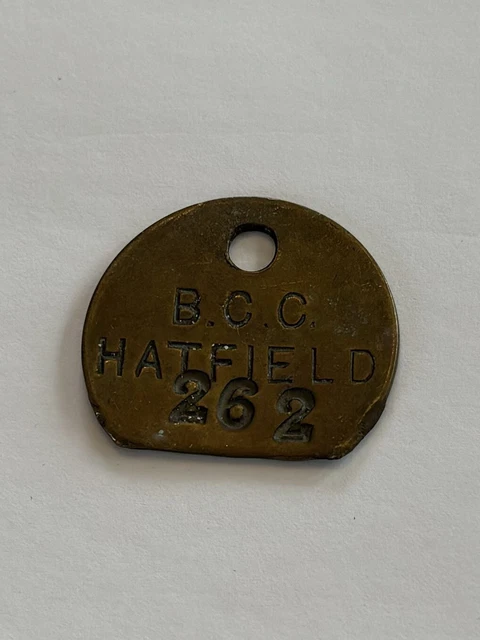 MINERS HATFIELD COLLIERY Pit Check Token - 262 £5.50 - PicClick UK