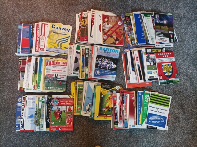 315 NON LEAGUE Programmes Mostly 90s/00s Job Lot £21.51 - PicClick UK