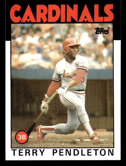 TERRY PENDLETON ST. Louis Cardinals 1986 Topps #528 EUR 1,64 - PicClick FR