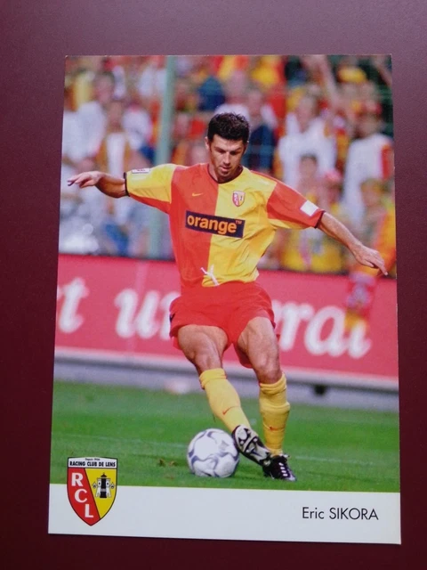 FOOTBALL CARTE JOUEUR ERIC SIKORA équipe RC LENS EUR 1,99 - PicClick FR