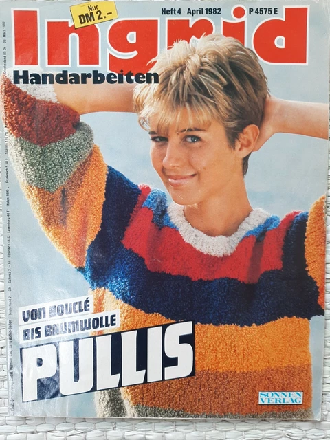 INGRID ANLEITUNGSHEFT APRIL 1982,Strickanleitungen,stricken EUR 1,50 ...