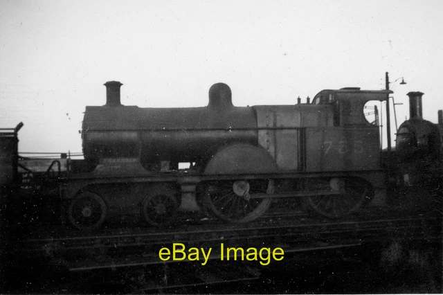 RAILWAY PHOTO 6X4 LMS 3P 4-4-0 No 735 Nottingham Shed 27/2/1949 £2.50 ...
