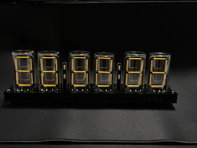 NIXIE 6 DIGIT CERAMIC LED clock £92.20 - PicClick UK