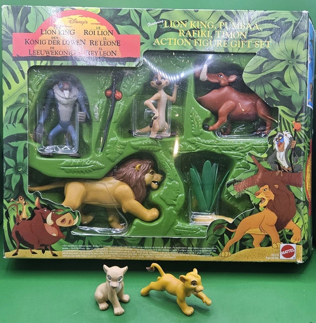 LION KING DISNEY Action Figure Set Simba, Rafiki, Timon & Pumbaa 1994 ...