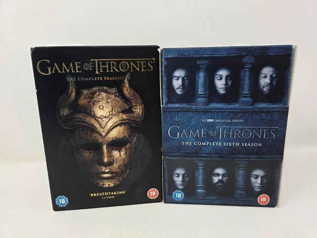 GAME OF THRONES: The Complete Series 1-6 DVD Box Sets - UK Region 2 £14 ...