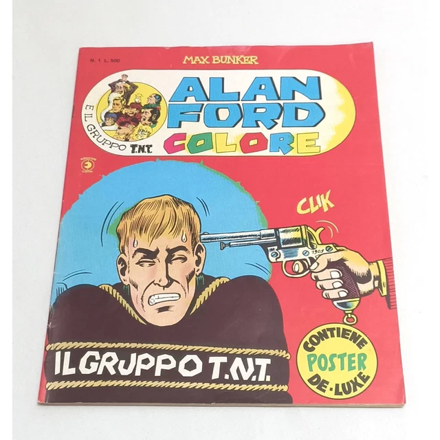 MAX BUNKER Alan Ford Colore 1 Con Poster 1979 Editoriale Corno EUR 10 ...