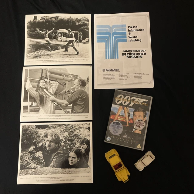 JAMES BOND FOR Your Eyes Only Rare Presspack £28.77 - PicClick UK