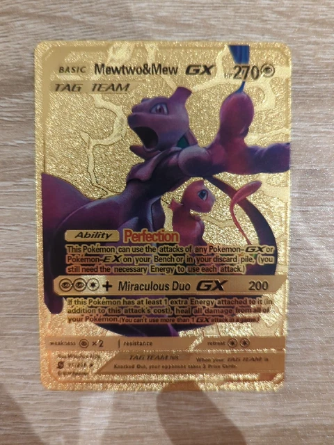 MEWTWO EX ULTRA selten - Goldfolie Pokémonkarte EUR 2,04 - PicClick DE
