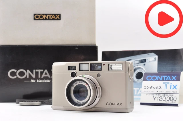 CONTAX TIX CARL Zeiss Point ＆Shoot APS Film Camera in Box From JAPAN ...