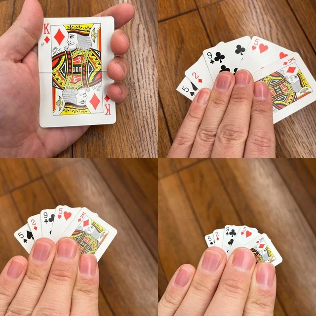 RARE MAGIC SHRINKING Deck Trick Japon Vintage Prop Card Magic Party ...