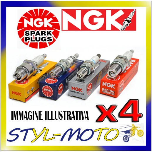 SET 4 BOUGIES NGK Spark Plug BKR6E-11 Daihatsu Feroza F300 1.6 63 Kw HD Et 1988 EUR 17,74 ...