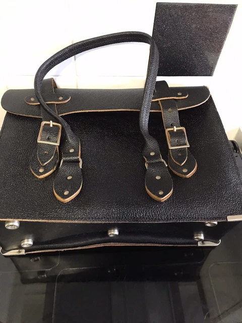 BRITISH RAIL BLACK Leather Train Drivers Bag Signal,Br, Locomotive ...