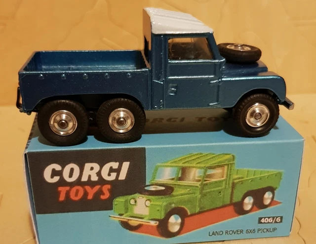 CORGI TOYS 406 Land Rover 6X6 One-off Code 3 Custom Conversion 1950s ...
