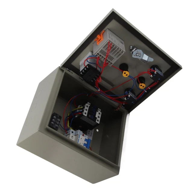 PID TEMPERATURE CONTROL Box Temp Controller With Thermocouple 380V AC 3 ...