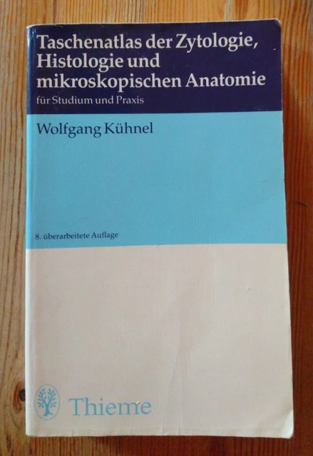 TASCHENATLAS DER ZYTOLOGIE, Histologie und mikroskopischen Anatomie - Kühnel EUR 3,00 - PicClick DE