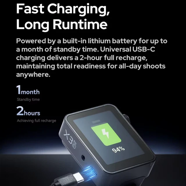 GODOX X3PRO FLASH Trigger TTL HSS Transmitter 2.4inch Touch Screen 2.4G ...