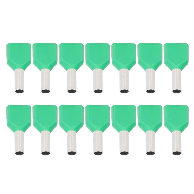 100PCS INSULATED CORD Pin End Terminal Copper PVC Pre Insulated Ends ...