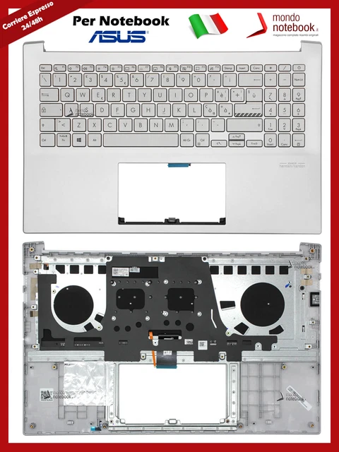 ITALIAN KEYBOARD BACKLIT With Top Case ASUS VivoBook X3500PC Star Grey ...
