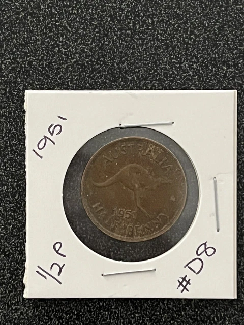 🟢1951 AUSTRALIAN HALF Penny🟢Coin King George Vi #D8🟢 $1.76 - PicClick CA