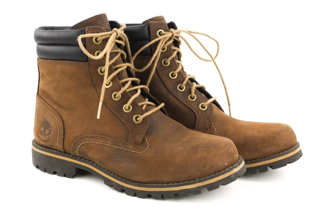 TIMBERLAND 6857B MEN'S Boots EU42 UK8 Brown Leather Waterproof Aged ...