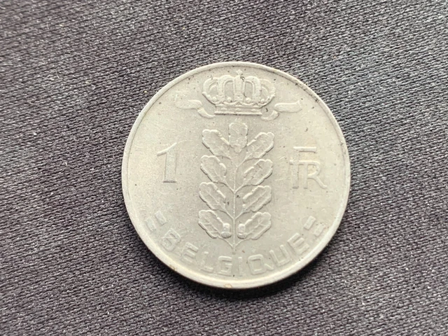 BELGIUM BELGIQUE 1967 Baudouin 1 Franc Ceres & Oak Branch 1Fr Coin - Fair EUR 0,70 - PicClick FR