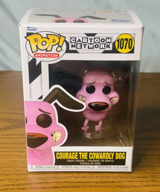 FUNKO POP! CARTOON Network Courage the Cowardly Dog #1070 Vinyl Figure ...