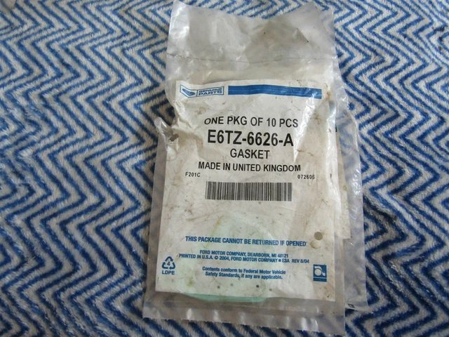 NOS FORD PARTE Número E6TZ-6626-A Junta Lote De 9 Nuevo Original Ford ...
