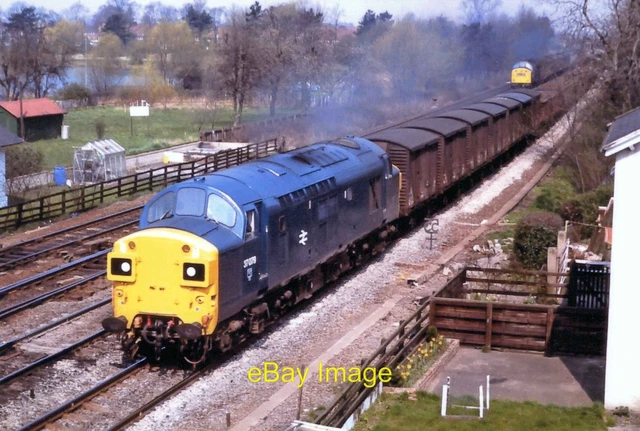 PHOTO RAILWAY 6X4 Class 37 37079 Freight Train at Chaloners Whin c1978 ...