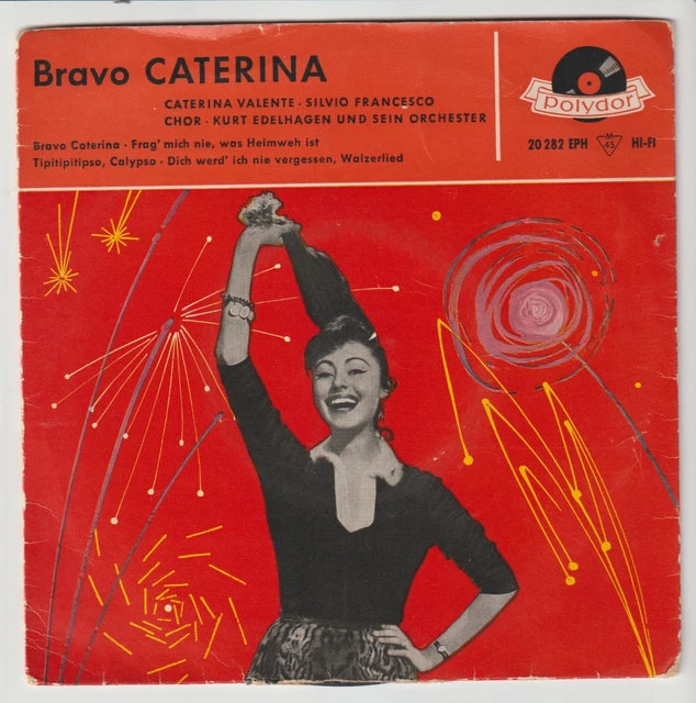 CATERINA VALENTE " BRAVO CATERINA " (EP 4 titres TBE) EUR 1,00 ...