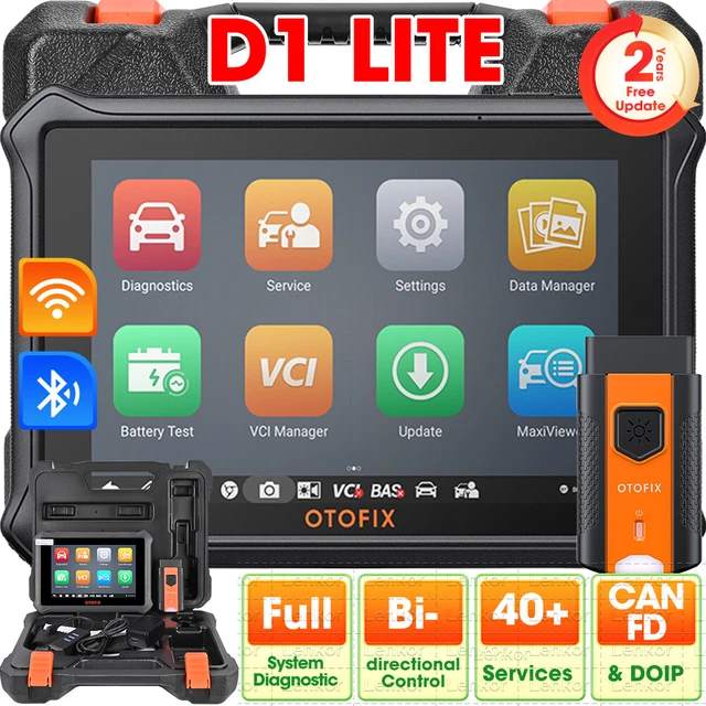 2025 OTOFIX D1 Lite OBD2 Diagnosegerät Scanner Allsystemdiagnose 40 ...