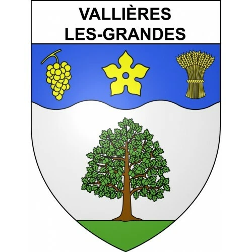 VALLIÈRES-LES-GRANDES 41 VILLE sticker blason écusson autocollant adhésif EUR 6,99 - PicClick FR