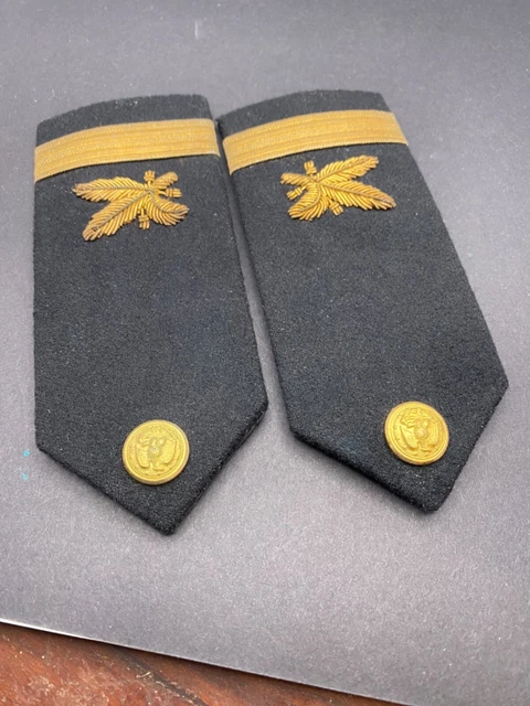 WW2 US NAVY Shoulder Boards one pair used £23.50 - PicClick UK