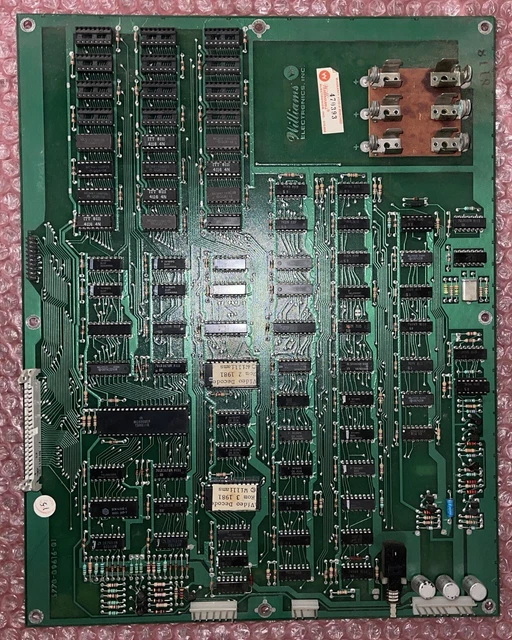 ORIGINAL WILLIAMS MPU CPU Robotron Joust Stargate Defender Untested $67 ...