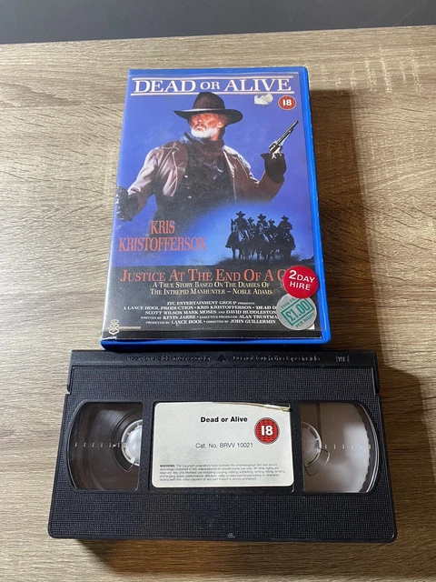 KRIS KRISTOFFERSON DEAD Or Alive Big Box Ex Rental (18, 1988) VHS Video ...
