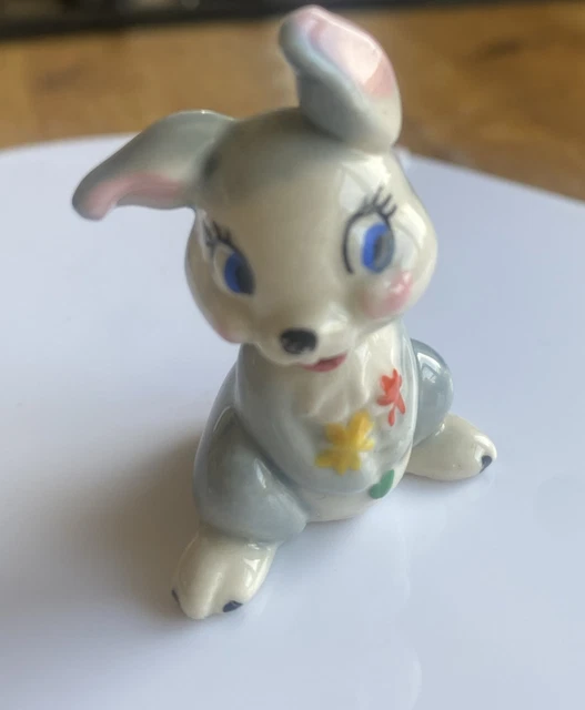 VINTAGE WADE 1950S Walt Disney Hatbox Series Bambi Thumper Bunny Rabbit ...