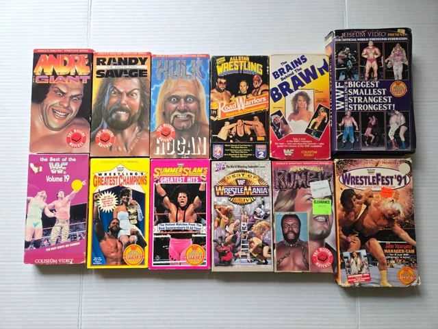 WWF VHS LOT 0f 12 Videos Wrestling VTG 80'S 90'S £62.88 - PicClick UK