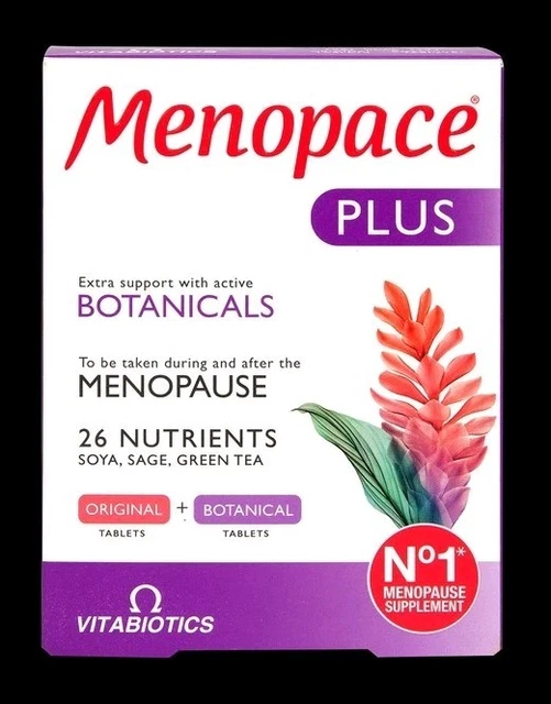 VITABIOTICS MENOPACE PLUS Botanicals - 56 Tablets x 2 £10.80 - PicClick UK