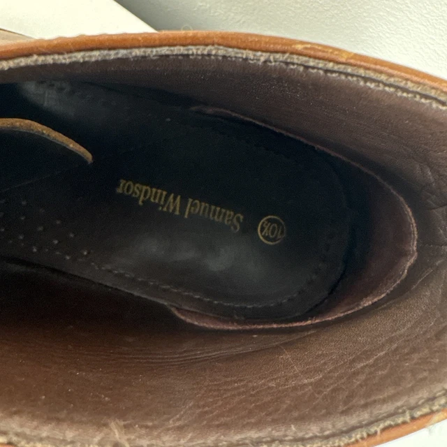 SAMUEL WINDSOR BROWN CHUKKA BOOTS uk 10.5 quality l@@k!!! £29.81 ...