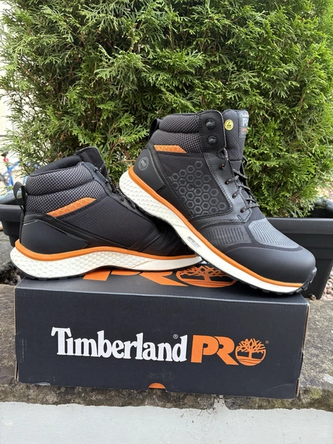MENS TIMBERLAND SAFETY Boots Pro Reaxion Mid Composite Toe Cap Work ...