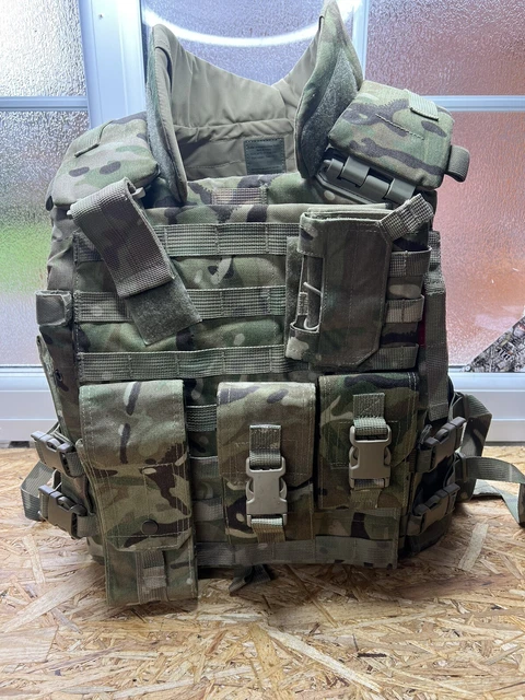 MTP VIRTUS VEST Scalable Tactical Vest (STV) Body Armour Size M British ...