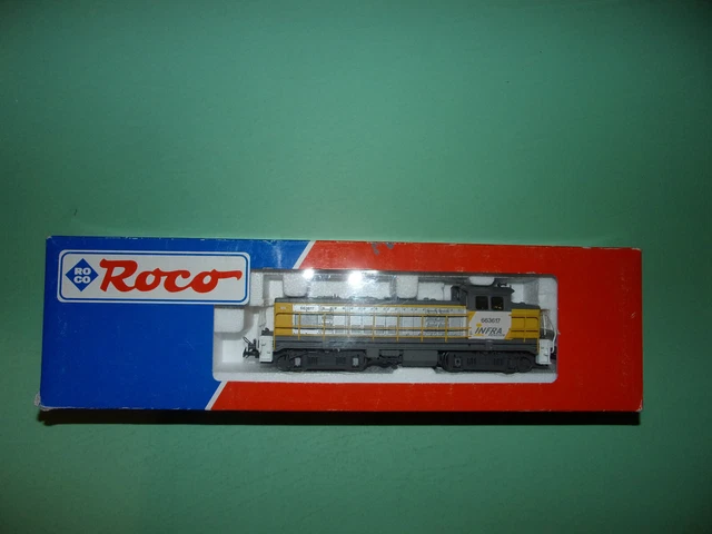 ROCO LOCOMOTIVE DIESEL BB63500 INFRA 63409 RARE (n°1bis) EUR 227,00 ...