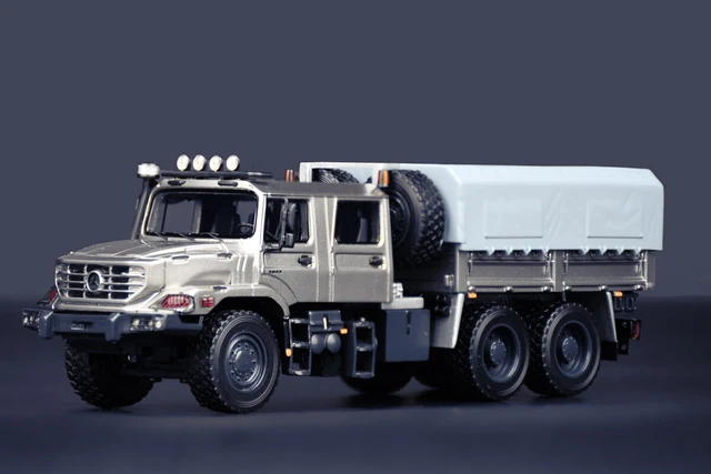IMC MODELS - MERCEDES-BENZ Zetros 6x6 Doppelkabine Forwarder mit Plane ...