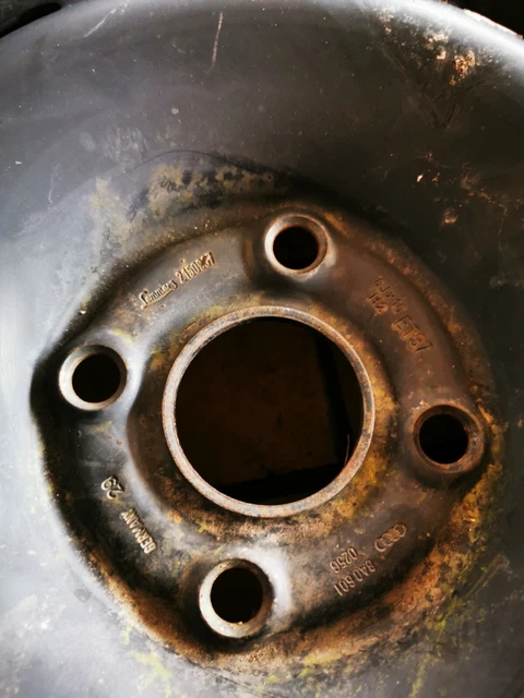 ORIGINAL AUDI 80 B4 replacement wheel emergency wheel steel rim 6Jx15 ...